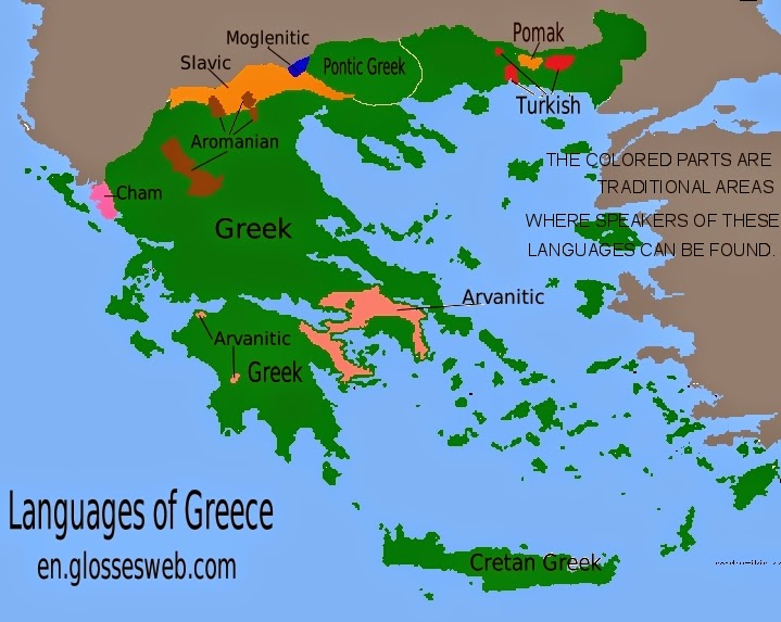 LANGUAGES OF GREECE (IMAGE MAP) : r/languagelearning