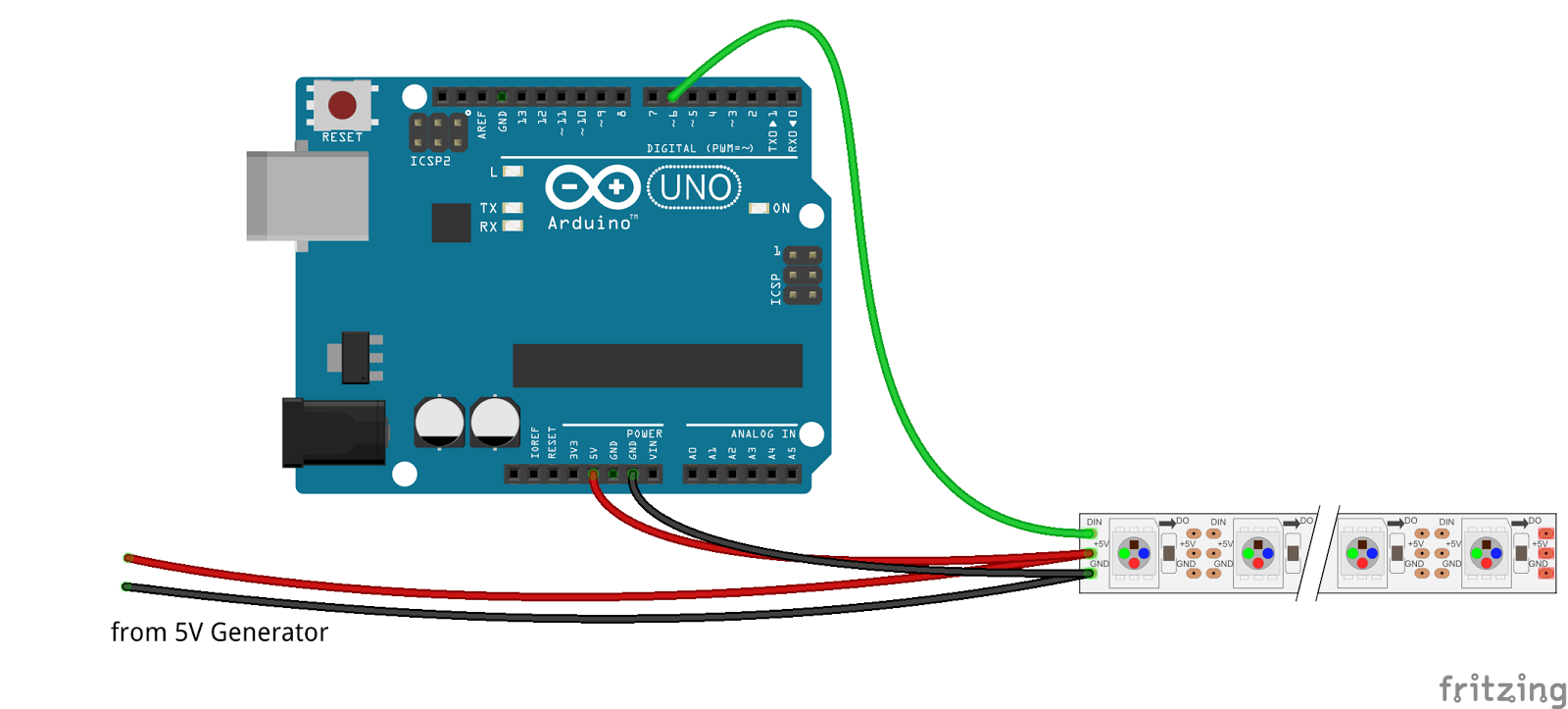 Daniele Alberti Arduino S Blog Arduino Led Strip Con Led Indirizzabili E Libreria Neopixel