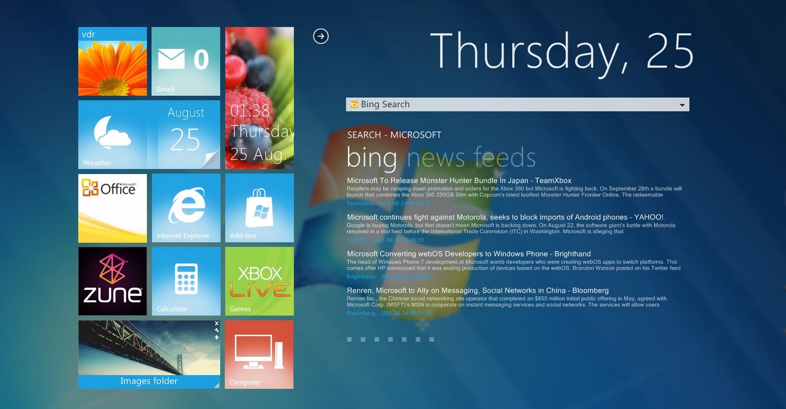 Amusement of a speculative mind....: An Early bird's view of Windows 8 ...