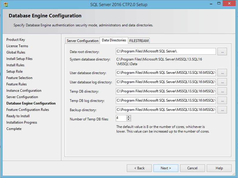 anexinet ISG Blog Site: SQL 2016 First Look - Automatic Tempdb File ... anexinet ISG Blog Site: SQL 2016 First Look - Automatic Tempdb File ...