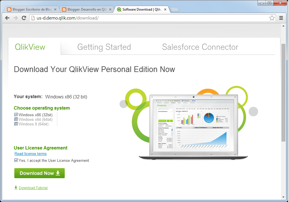 Desarrollo de software Web, API, ORACLE, Qlikview, BI: 1.Qlikview que es?, De donde descargarla ...