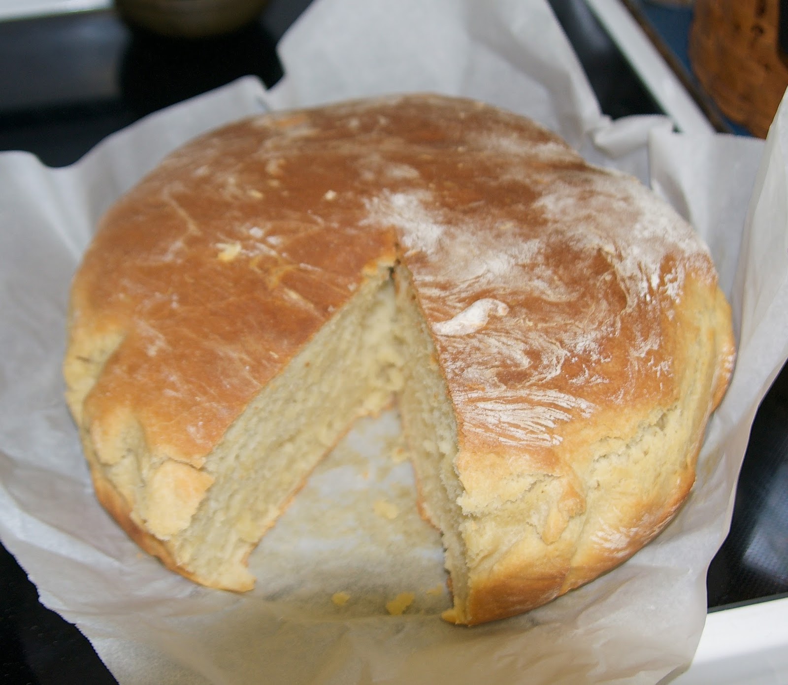 daily timewaster: Made a loaf of Shepherd's Bread this morning