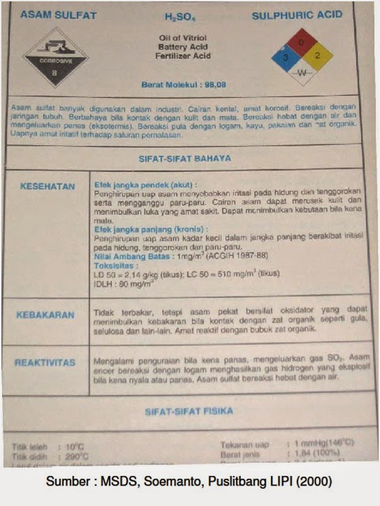 Kimia Asik: MSDS Dalam Laboratorium Kimia