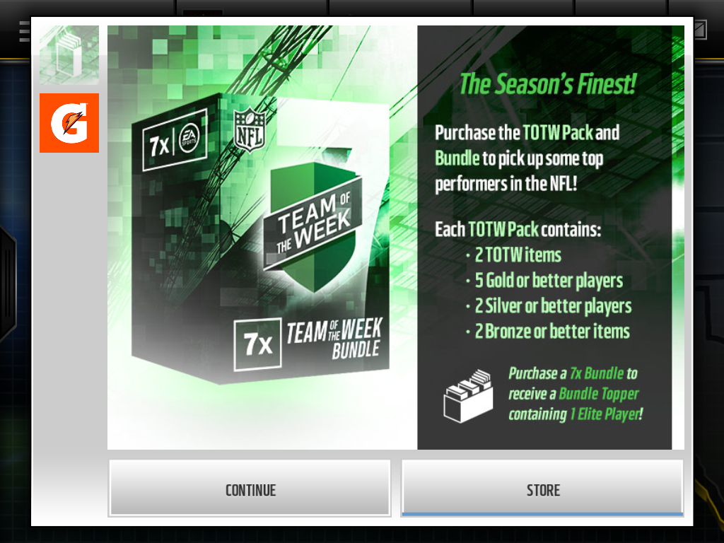 Madden Mobile 17: Team of the Week Packs!