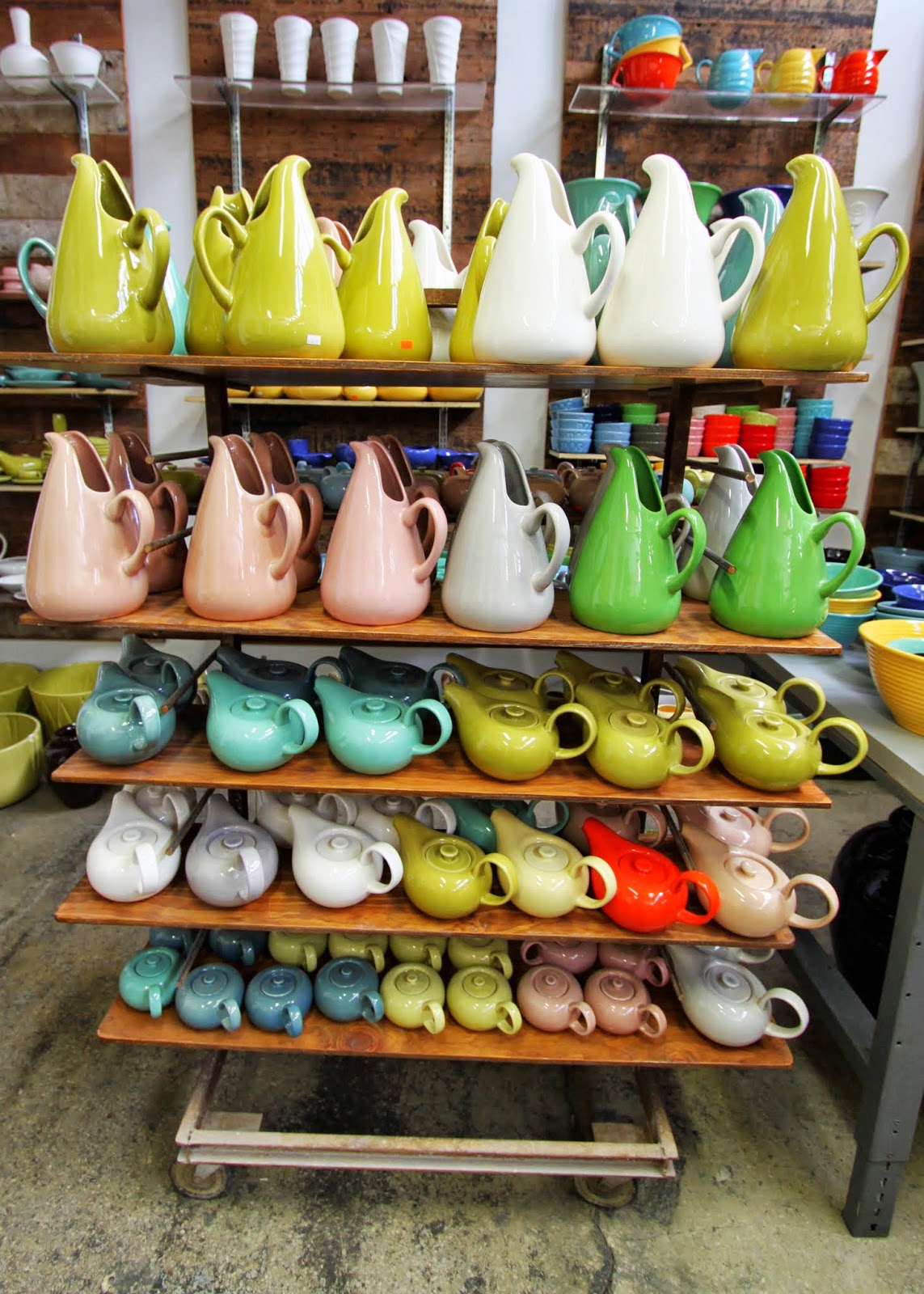 pre-thanksgiving day sale at bauer pottery | mid-century modern remodel