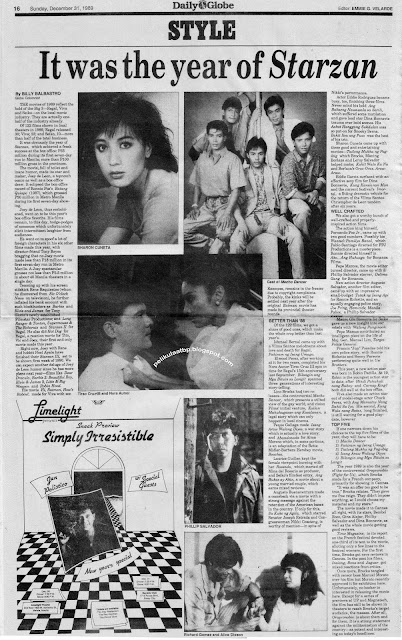 PELIKULA, ATBP.: IT WAS THE YEAR OF STARZAN (by Billy Balbastro, Daily ...