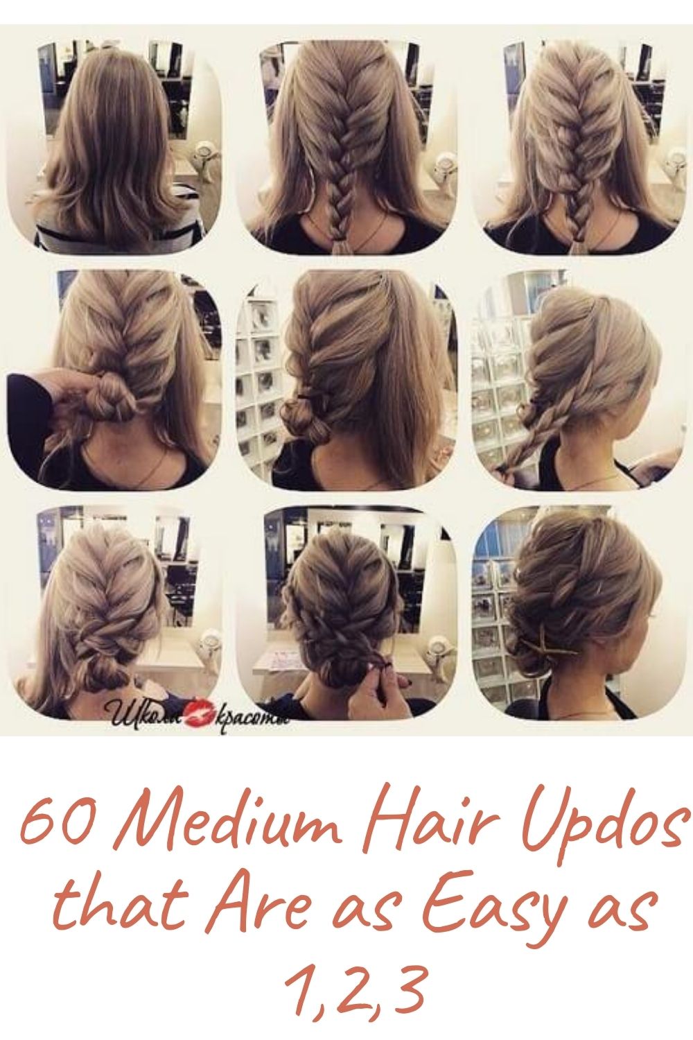 60 Medium Hair Updos that Are as Easy as 1,2,3