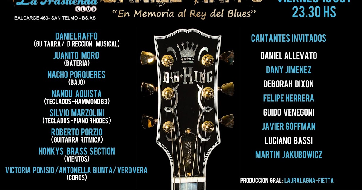 LLF Music: EL BLUESMAN DANIEL RAFFO CONVOCA A 20 MÚSICOS ARGENTINOS ...
