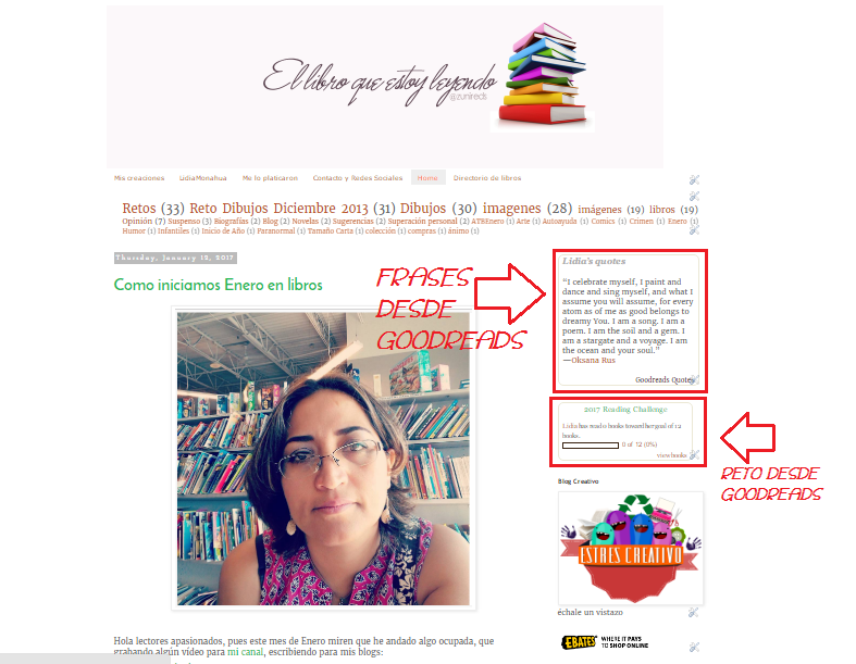 Agregar widgets de GOODREADS en tu blog (paso a paso)