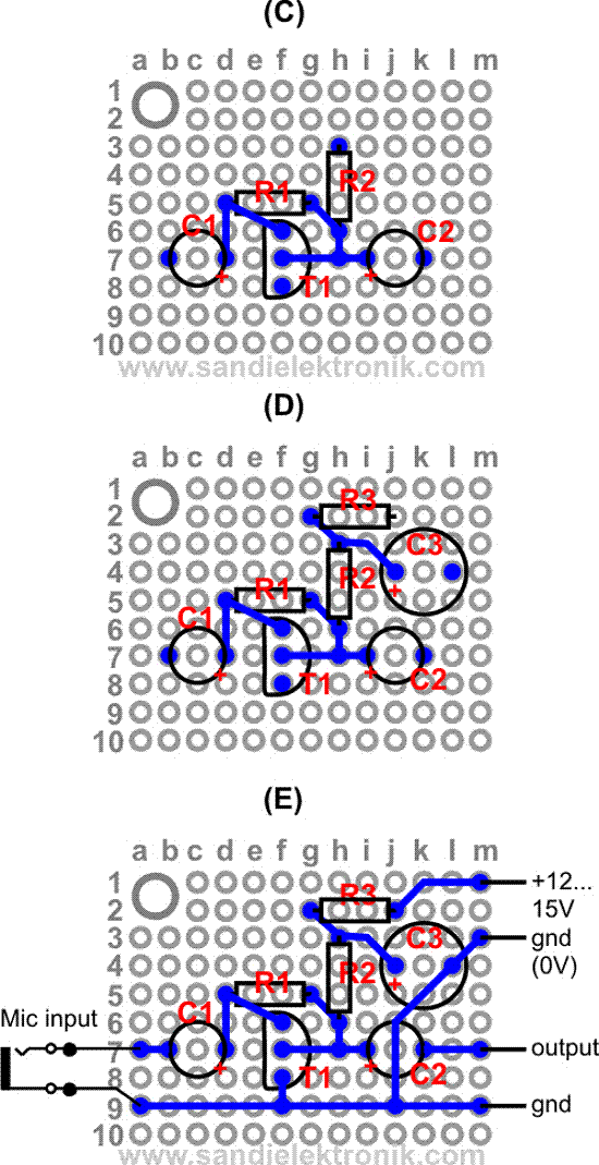 Penggunaan PCB Titik Untuk Merakit Rangkaian | Sandi Elektronik