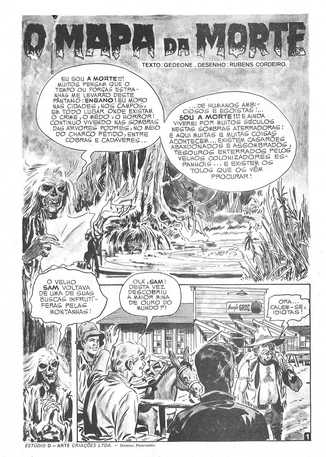 Lendas e Contos Assombrosos: O Mapa da Morte