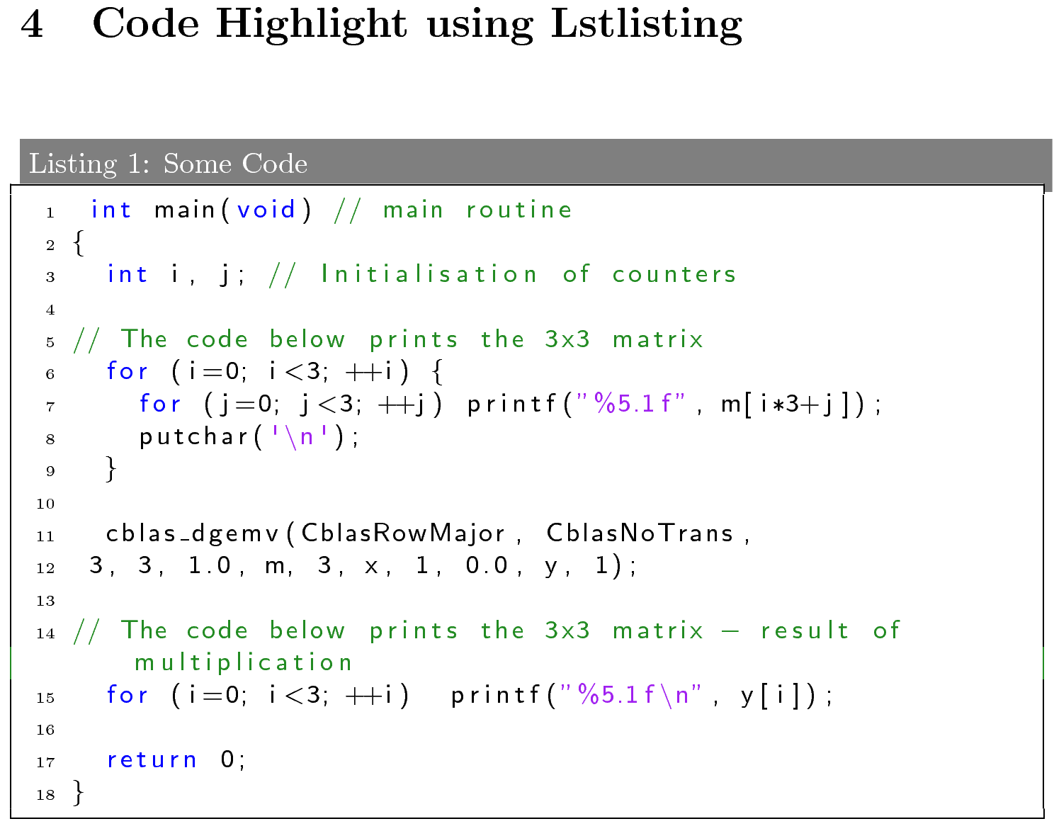 Как оформить исходный код программ в LaTeX без адских страданий - Записки дебианщика