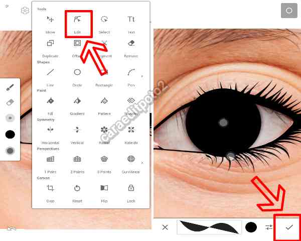 Tutorial Infinite Design - Cara Mudah Membuat Mata Vector