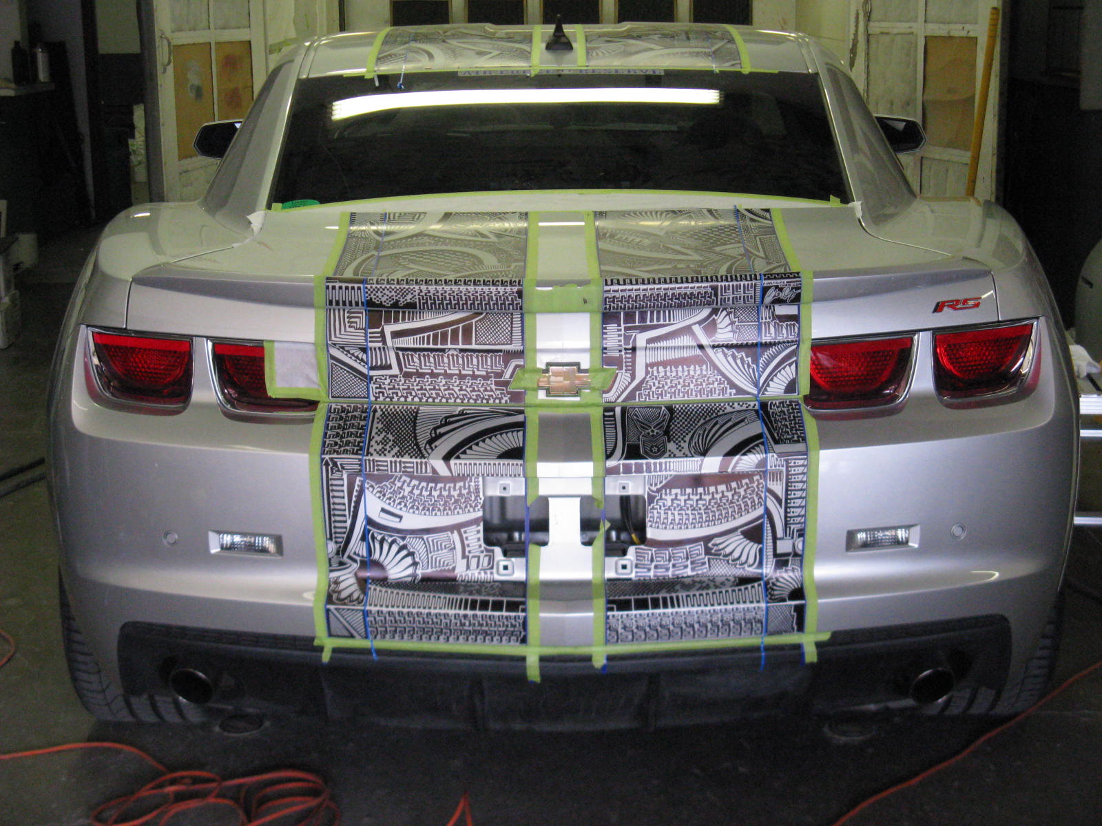 Pinstripe Chris: Sharpie Camaro part 5