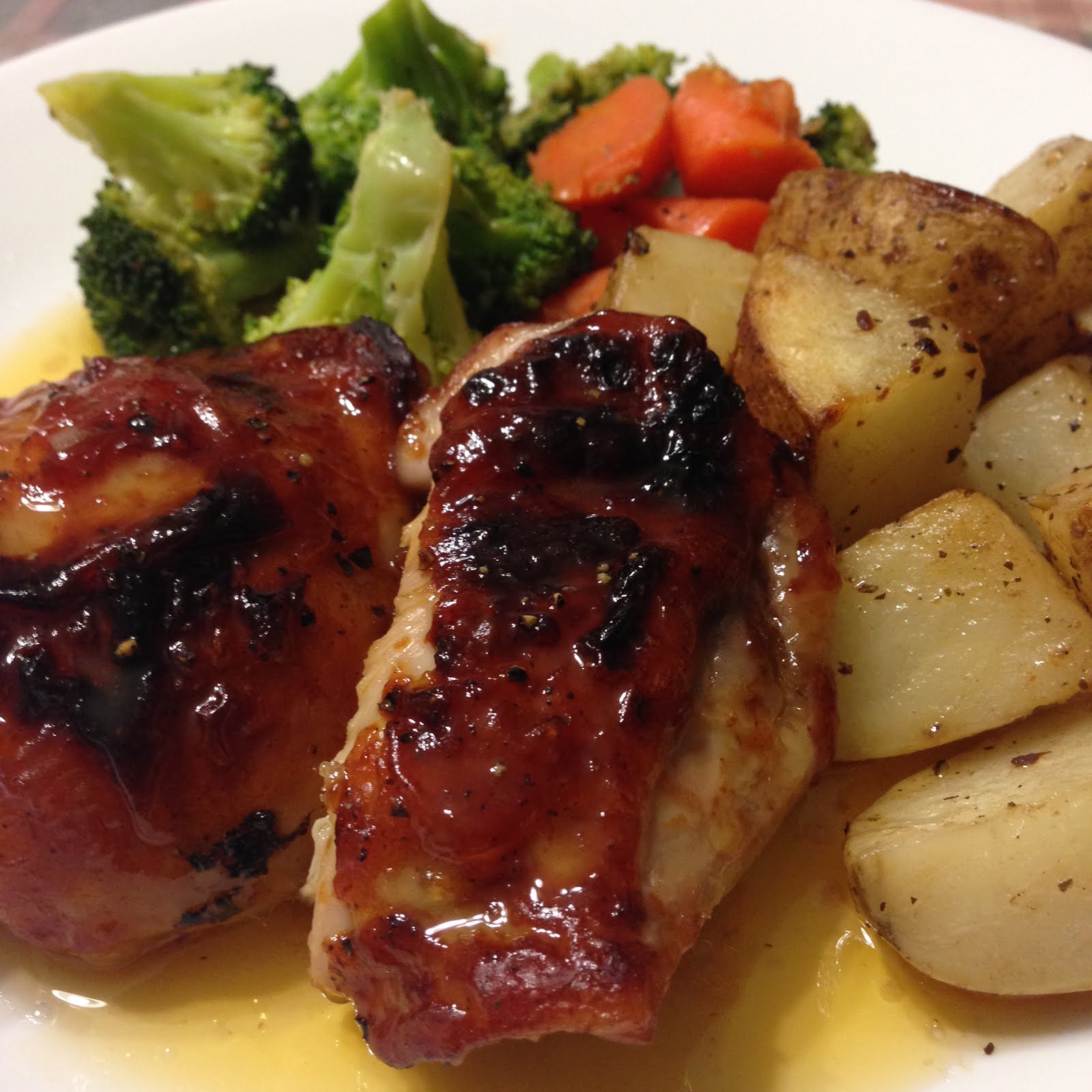 "The eyes eat first."