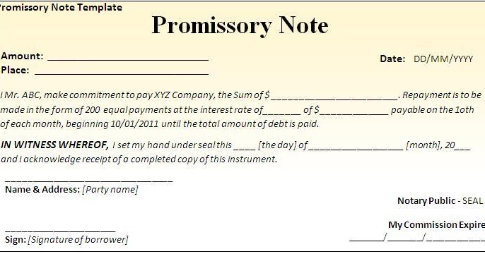 COMMERCE GURUKUL: PROMISSORY NOTE
