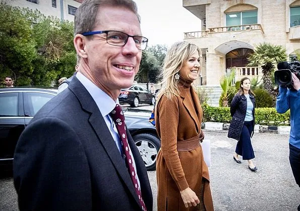 Dutch Queen Maxima's working visit to Jordan, 1st day