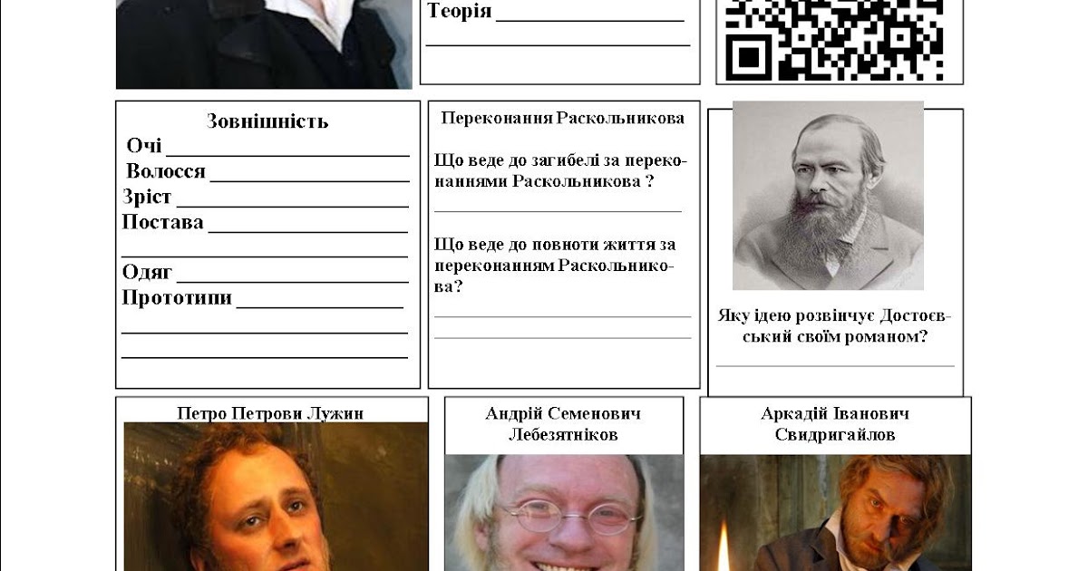 Літературна галерея Інтелект карти 10 клас