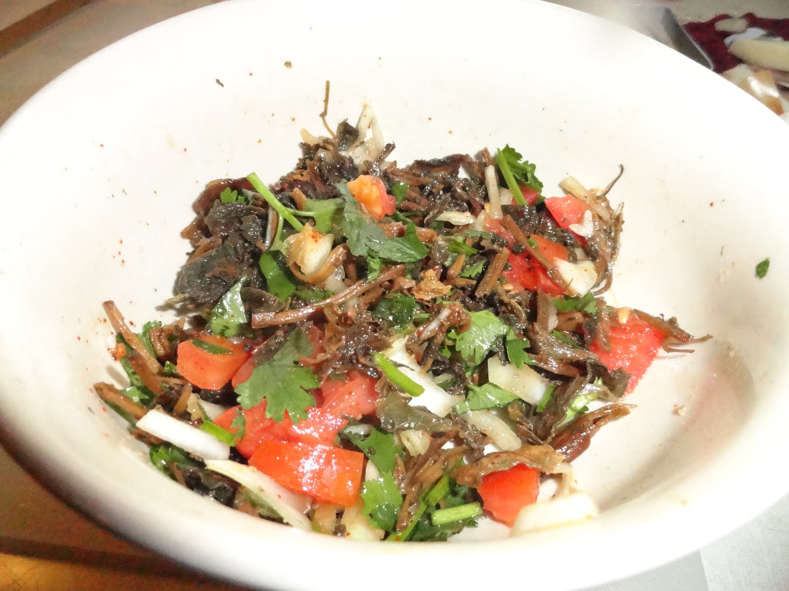 The Nepali - American Cooking Blog: “Gundruk ko Achar”