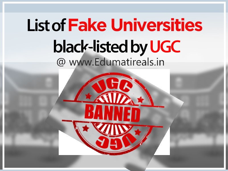 Fake Universities List Of India - Lakum's Technology