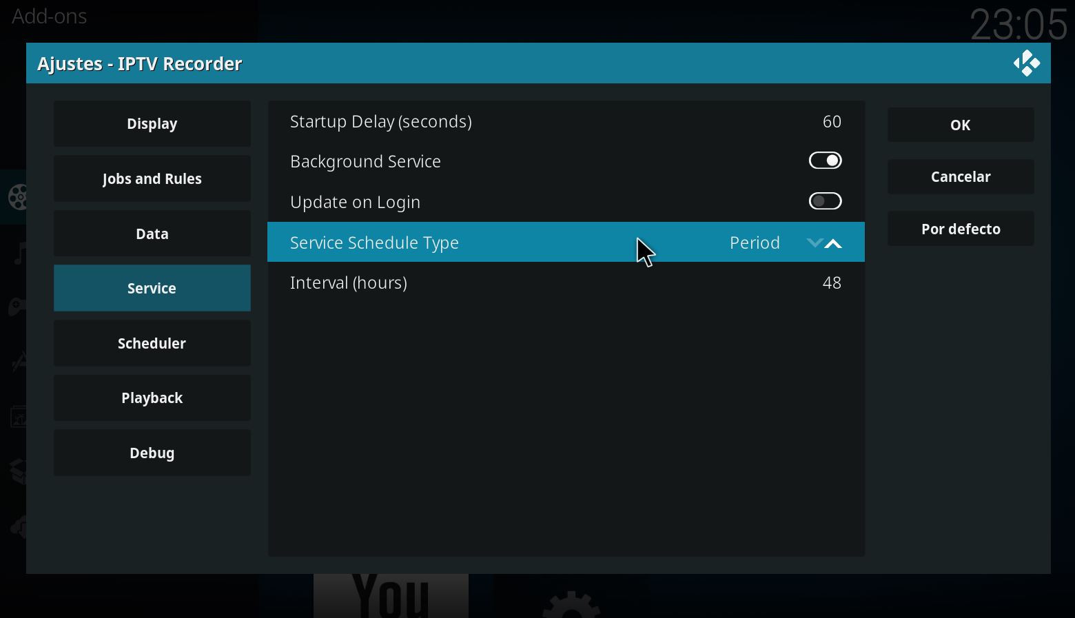 Mejorando la carga del EPG en IPTV RECORDER - PLUGINSXBMC