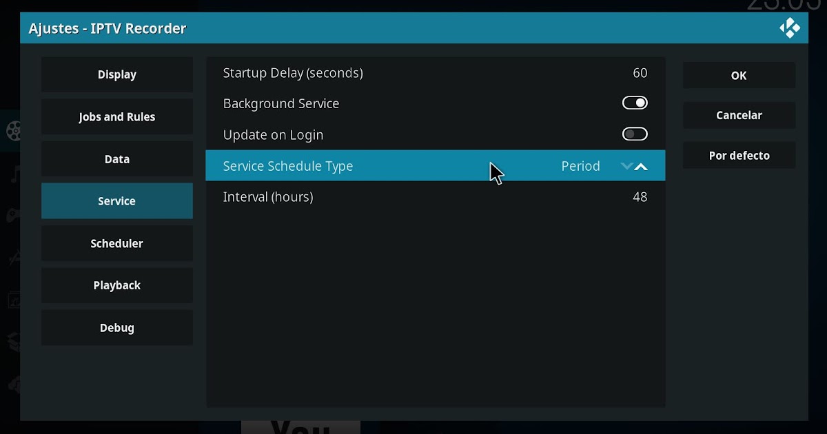 Mejorando la carga del EPG en IPTV RECORDER - PLUGINSXBMC