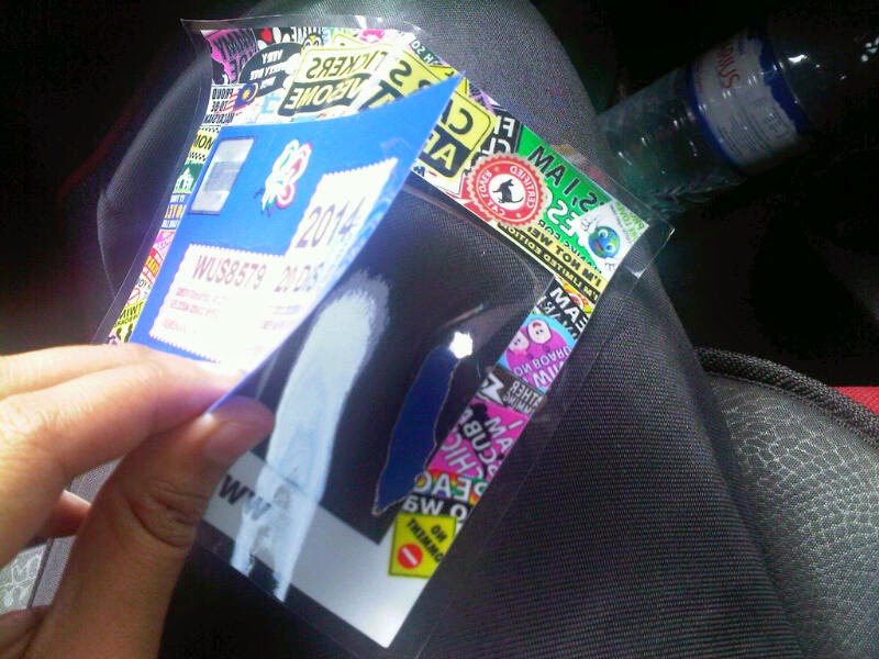 Pelekat sticker road tax yang trendy | Ourkizuna