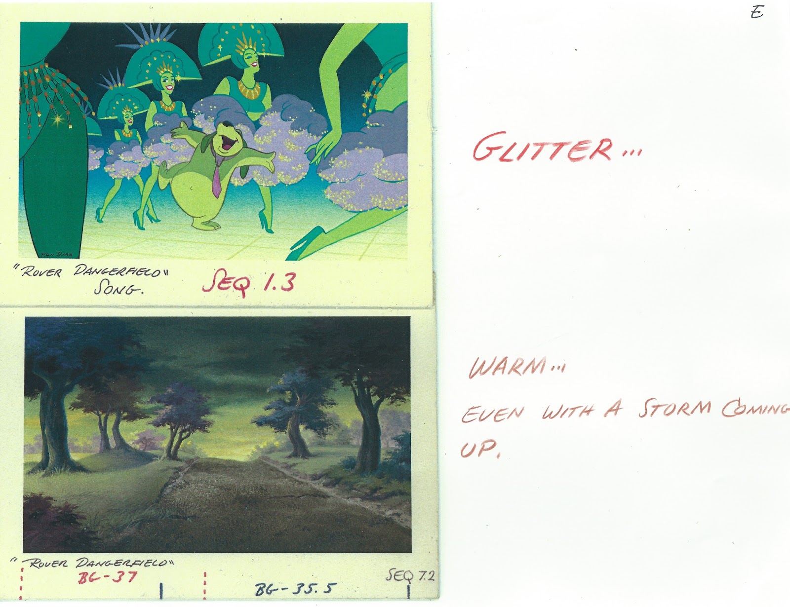 Drawn to Imagination: Rover Dangerfield Background Styling