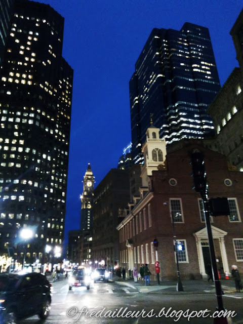 Fred ailleurs: Boston : le port, North End. Boston by night.