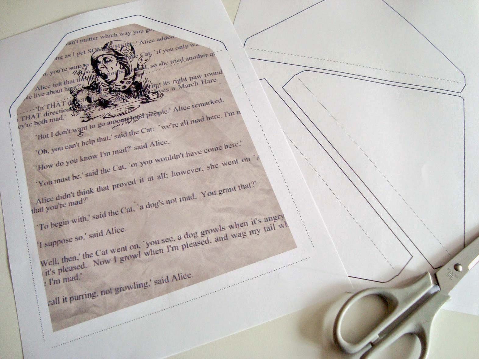 Plantillas para hacer sobres - Dibujos de Colores