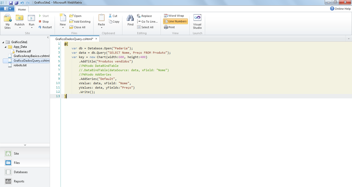 Tutorial Programação Web Aspnet Com Razor Syntax