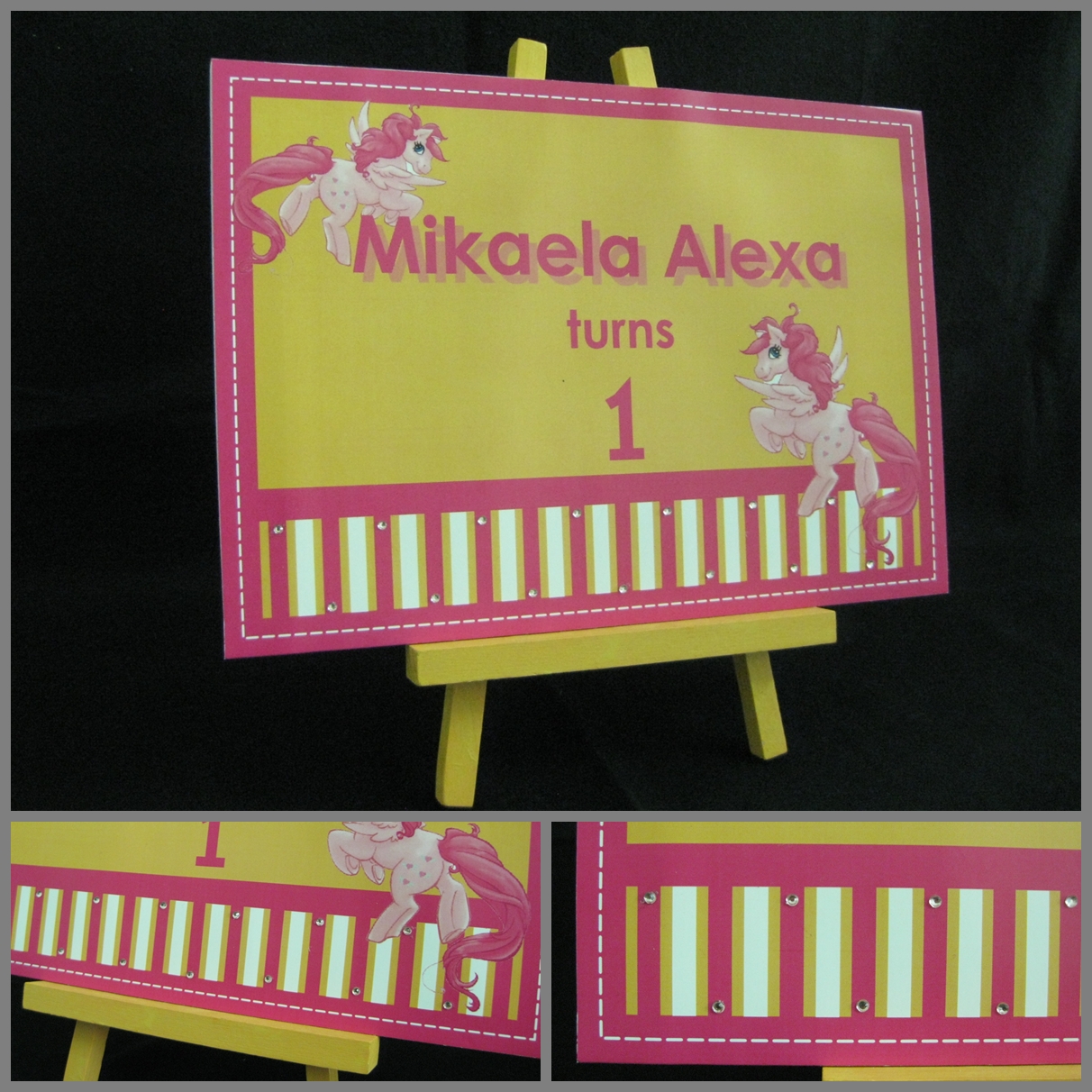 ::lin.little.crafty::: Welcome Board + Table Signage