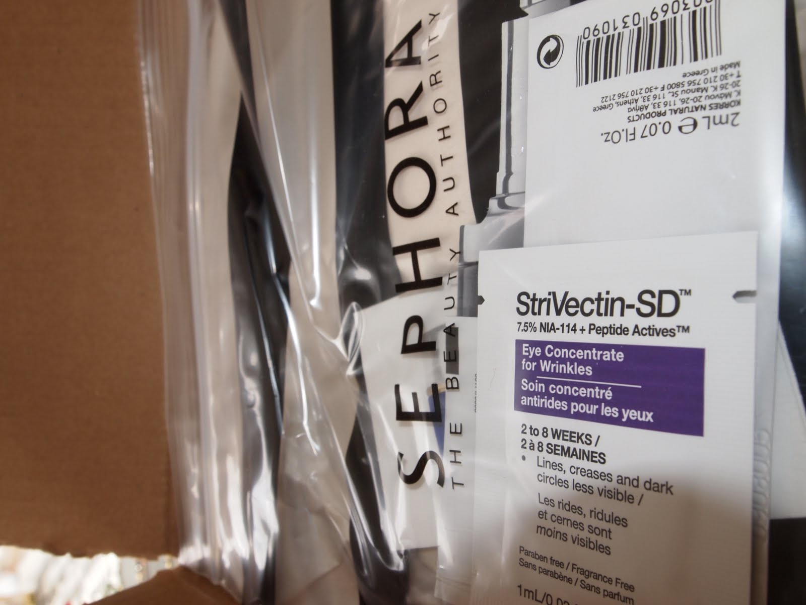 PEI Makeup Artist: Sephora Package