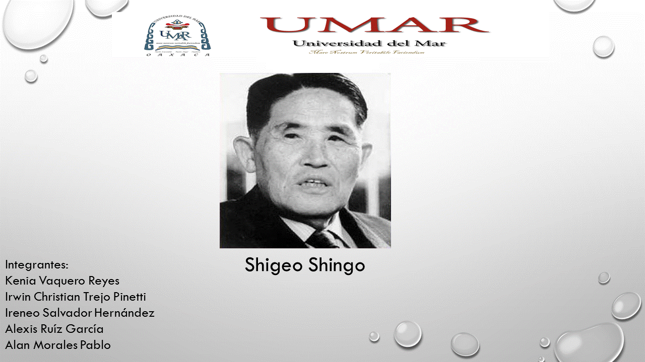 Olivier Alan Morales Pablo. : Shigeo Shingo