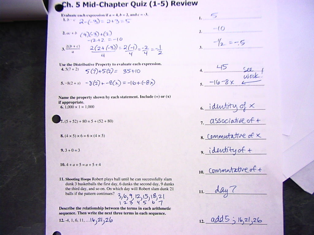 Math 7 with Mrs. VanDyke: February 2016