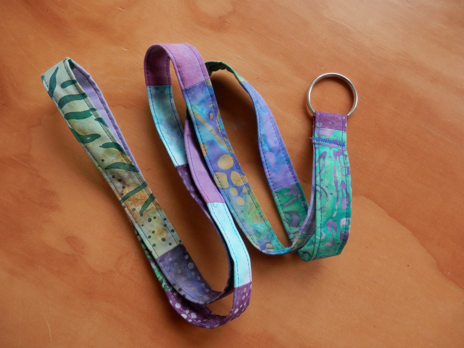 Charlotte Scott - Textile Artist: Patchwork Lanyard
