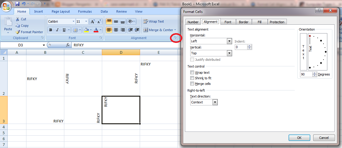 Cara Menggunakan Format Cell : Alignment | Pengantar Aplikasi Komputer