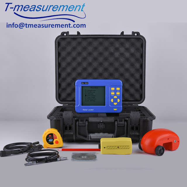 Detail show of the R630 Concrete reinforcement detector