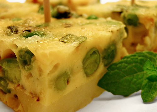 Katzentisch: Frittata & Fingerfood