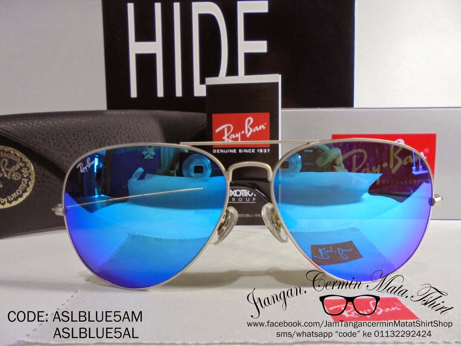 KOLEKSI CERMIN MATA RAY BAN: RAY BAN AVIATOR LARGE METAL COLLECTIONS