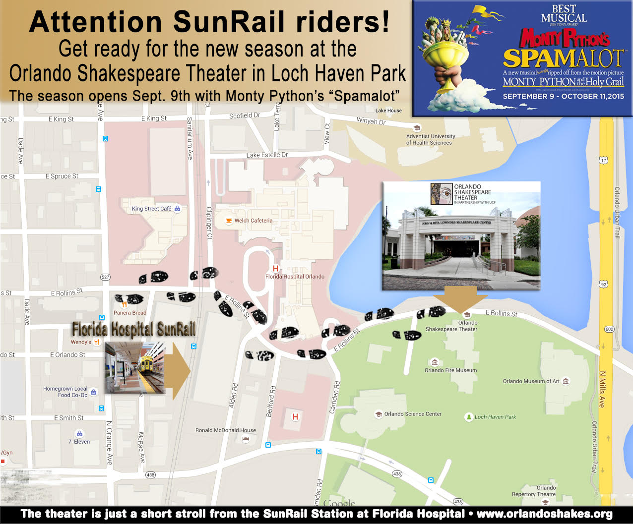 Riding The Rail: SunRail to Orlando Shakes