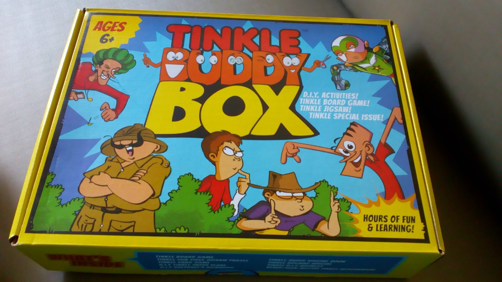 Survival of the Optimist: Tinkle Buddy Box from Amar Chitra Katha ...