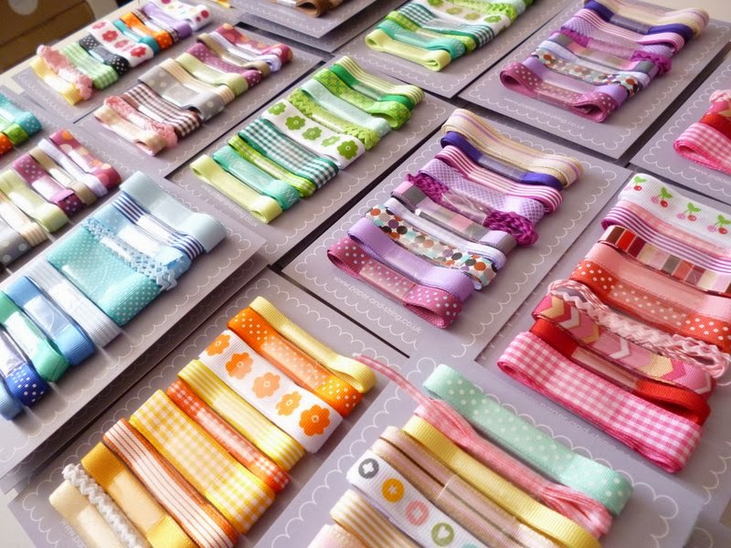 paper-and-string: finished ribbon packs