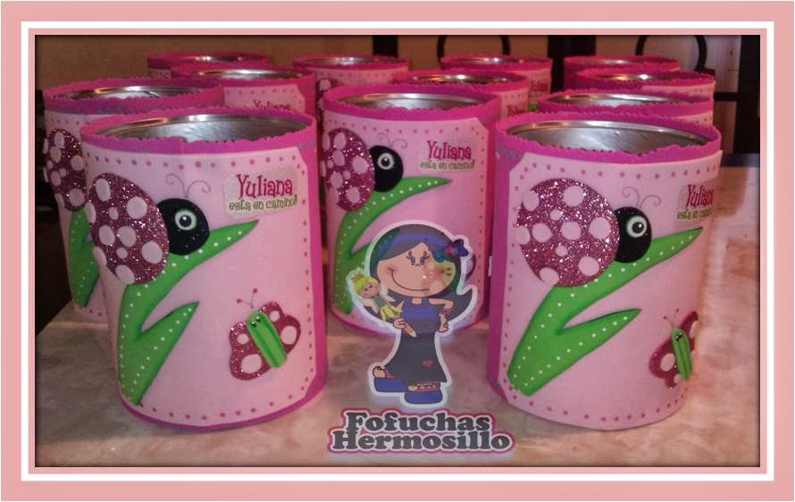 Frascos decorados con foamy - Imagui