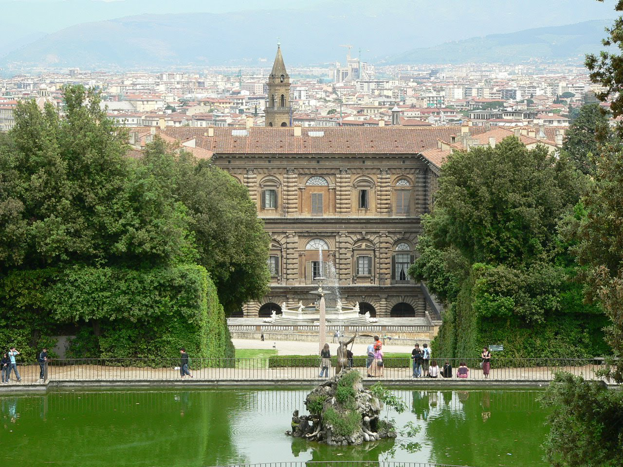 El Palacio Pitti y Los Jardines Boboli