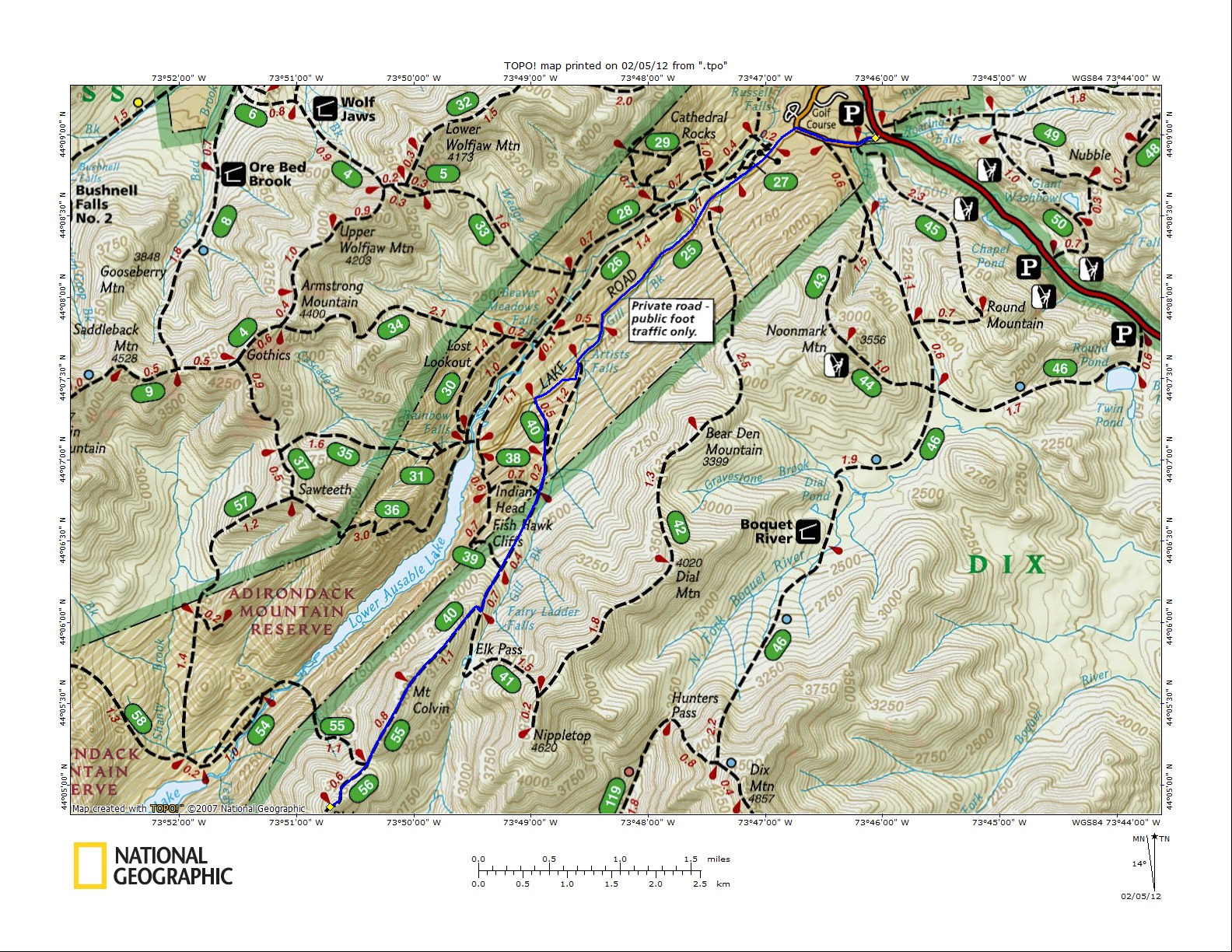 Off on Adventure: Mount Colvin and Blake Peak - 2/5/12