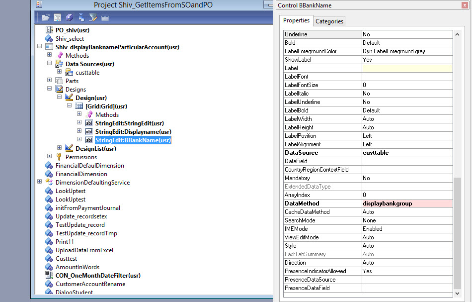 Microsoft Dynamics Ax Technical Blog Display And Edit Methods In Ax 2012