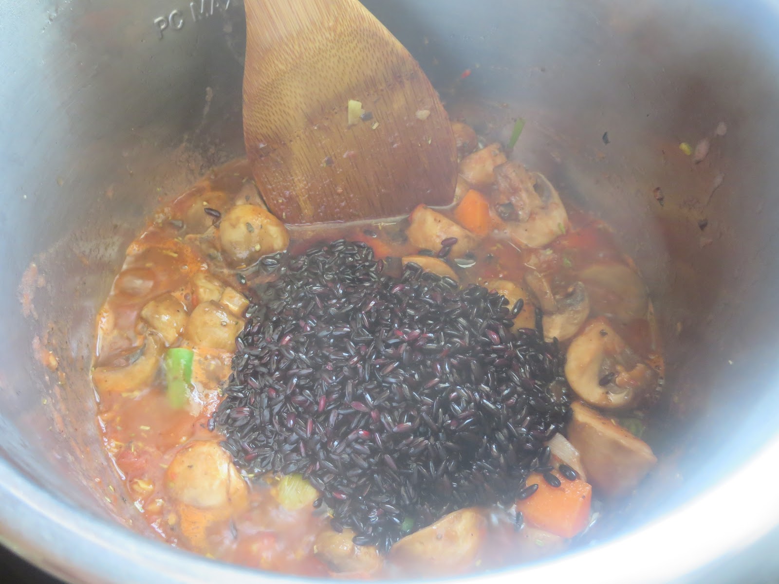 Instant Pot Black rice Soup (IP Kavuni Arisi Soup)