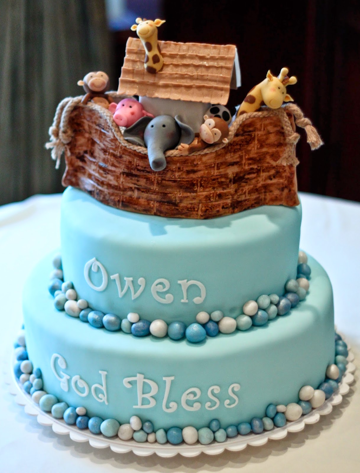 Noah's ark cake
