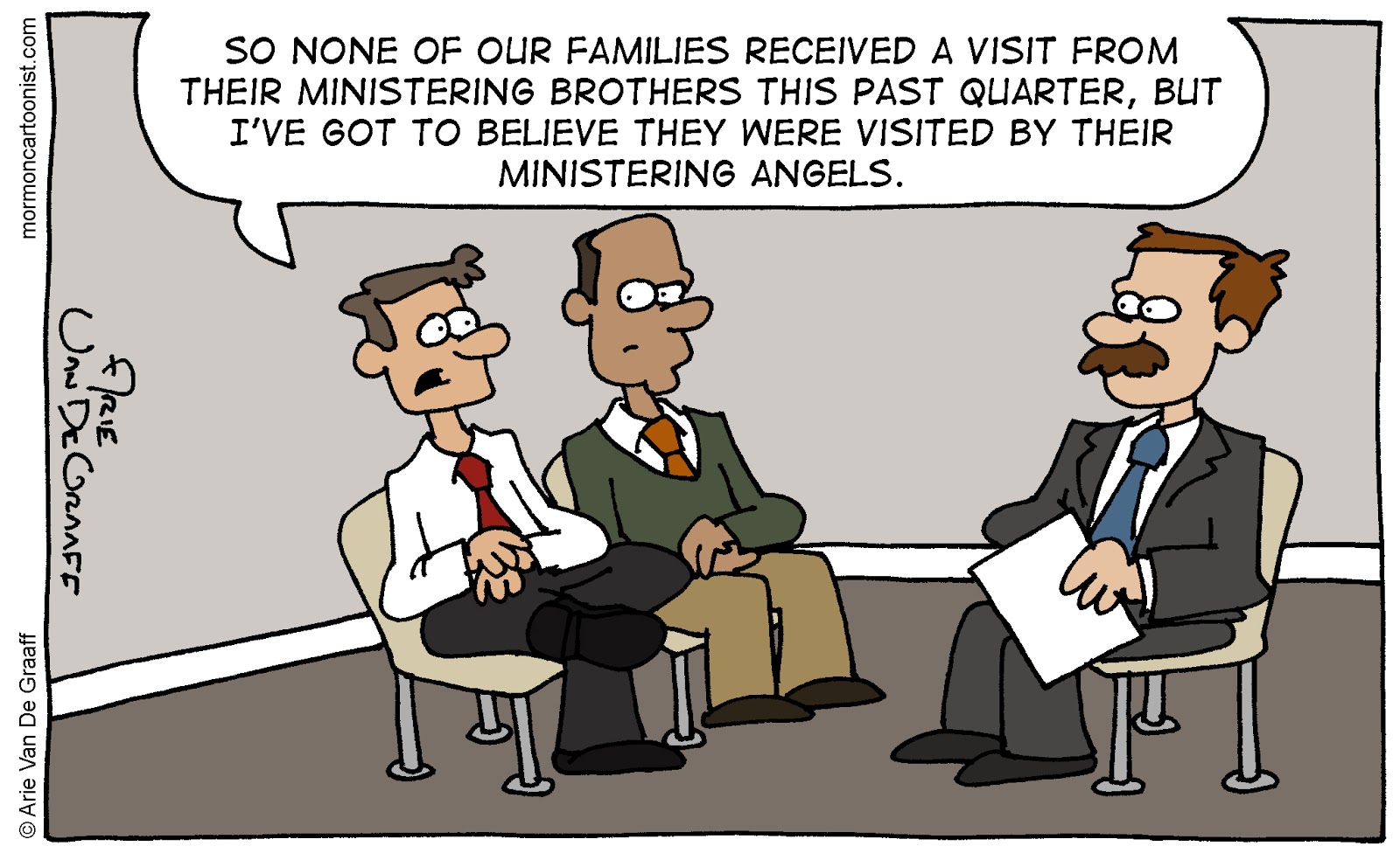 Ward Cartoonist: Ministering Angels